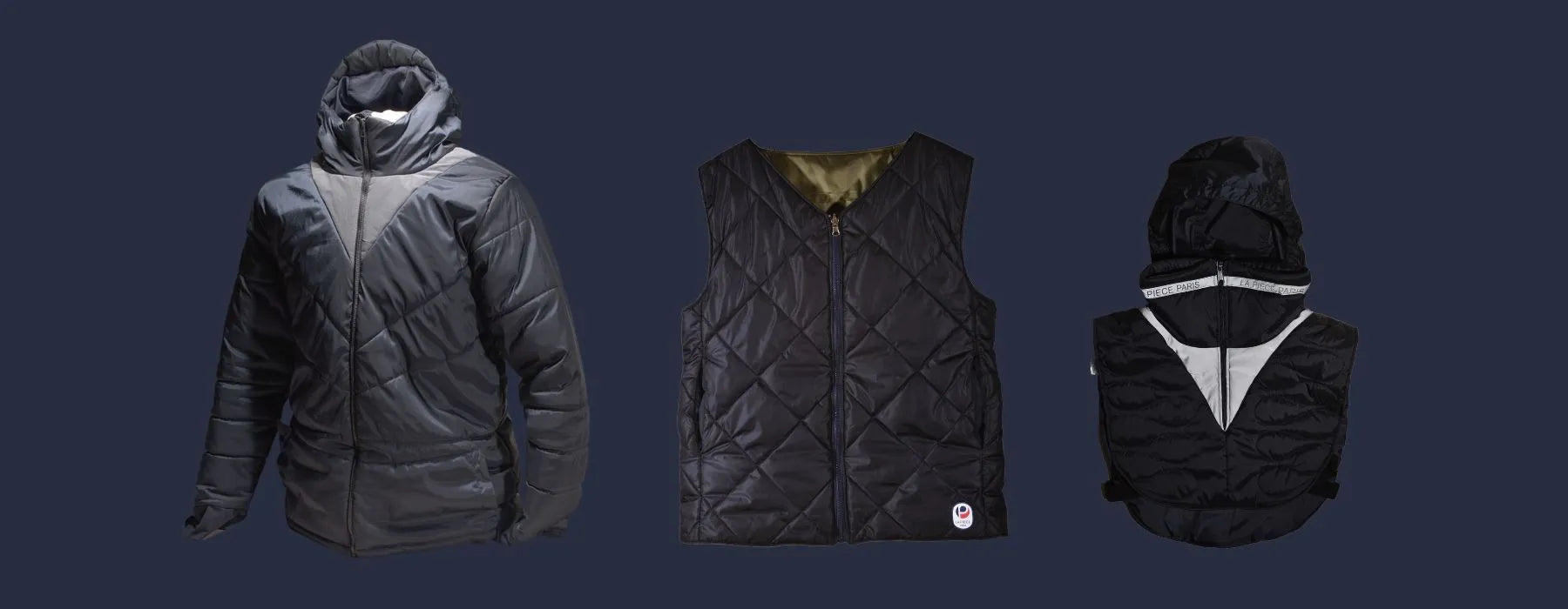 Modular down jackets, the versatile made in France – La Piece Paris