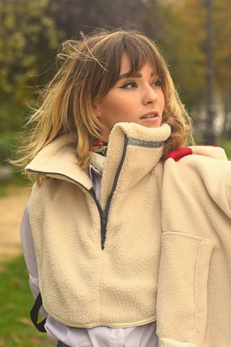 The ANGEL II sheepskin bib 100% recycled and made in France – La Piece ...