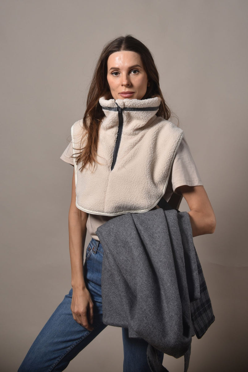 Le plastron moutonné ANGEL II 100% recyclé et made in France – La Piece ...